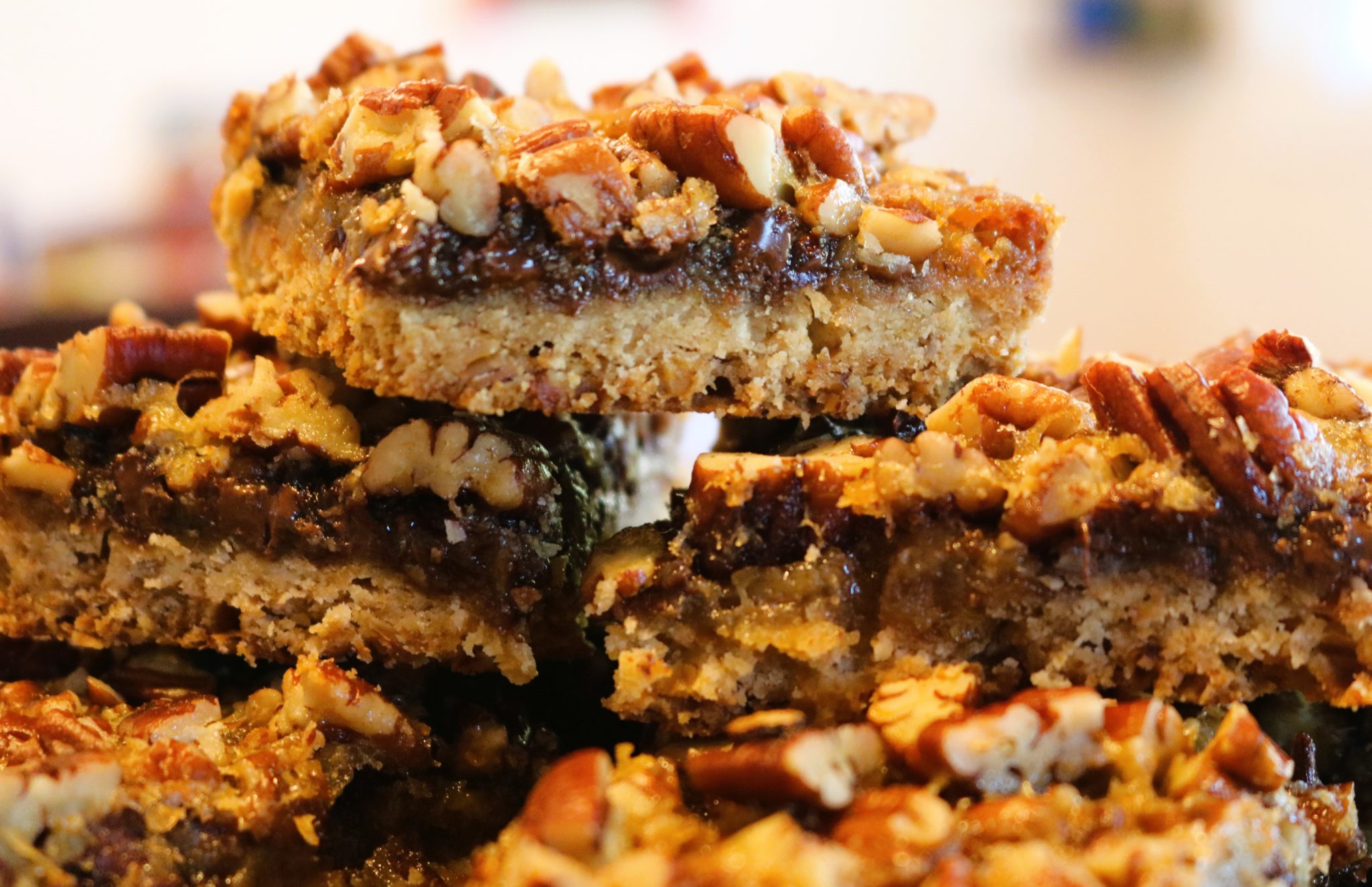 Chocolate Pecan Bars - Moonview Kitchen
